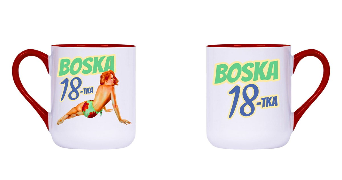 Kubek ceramiczny Z Hasłem - Boska 18 Tka - Inne (21), 300ml, Rezon ...