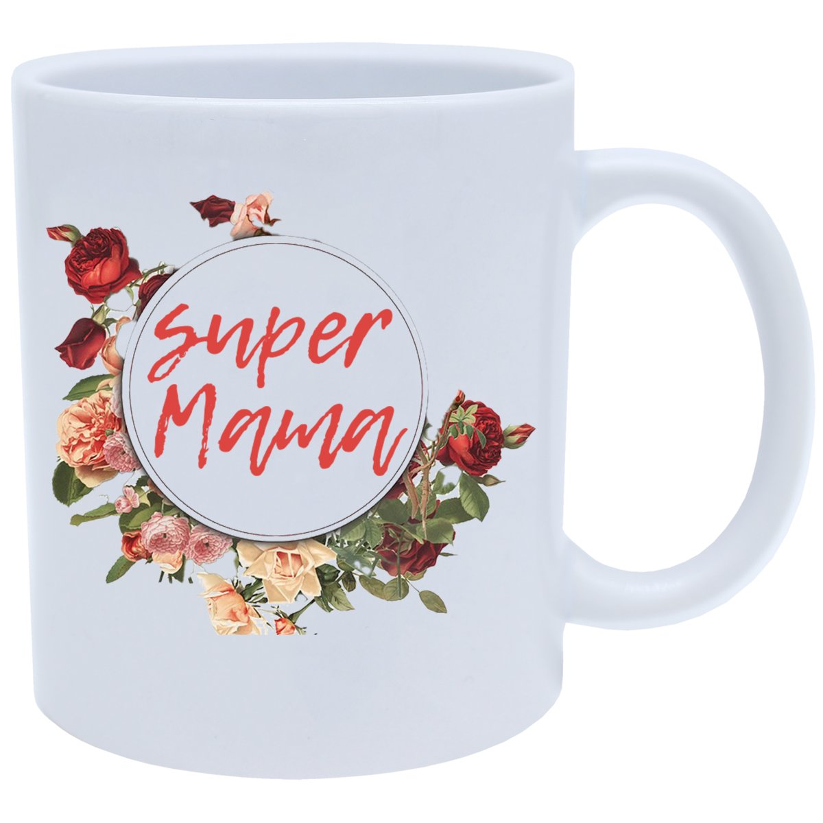 Kubek ceramiczny, z nadrukiem, Dzień Mamy, 330 ml, J&W - J&W | Sklep EMPIK.COM