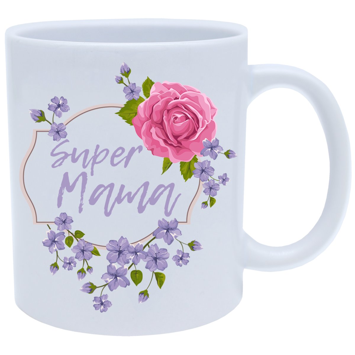 Kubek ceramiczny, z nadrukiem, Dzień Mamy, 330 ml, J&W - J&W | Sklep EMPIK.COM