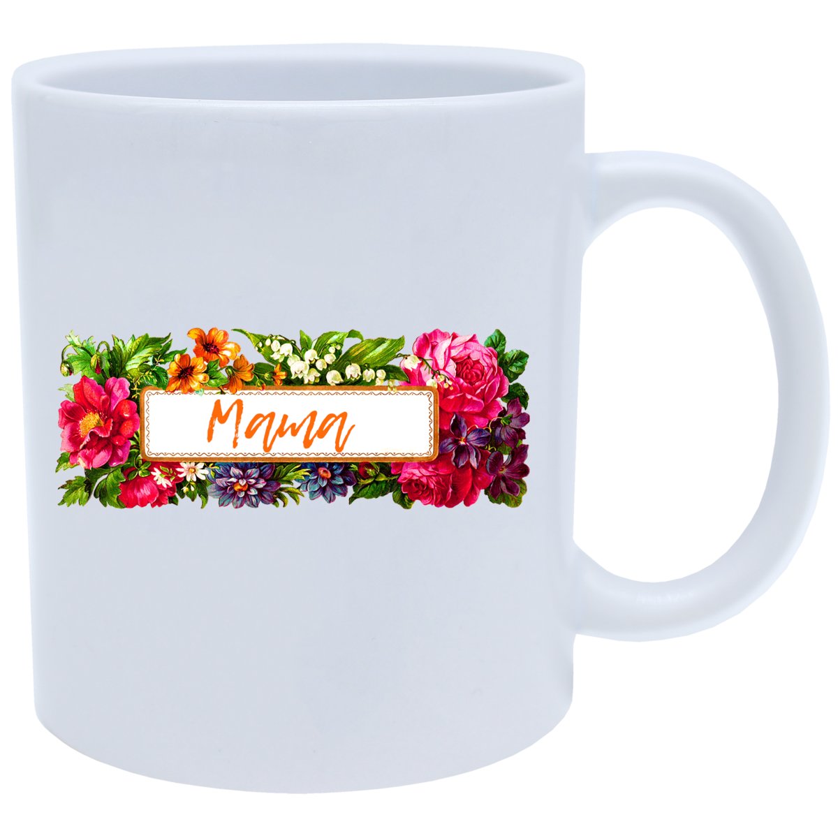 Kubek ceramiczny, z nadrukiem, Dzień Mamy, 330 ml, J&W - J&W | Sklep EMPIK.COM