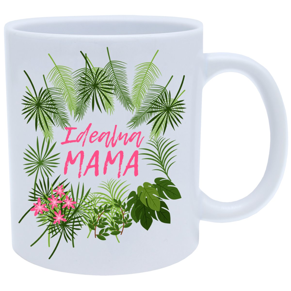 Kubek ceramiczny, z nadrukiem, Dzień Mamy, 330 ml, J&W - J&W | Sklep EMPIK.COM