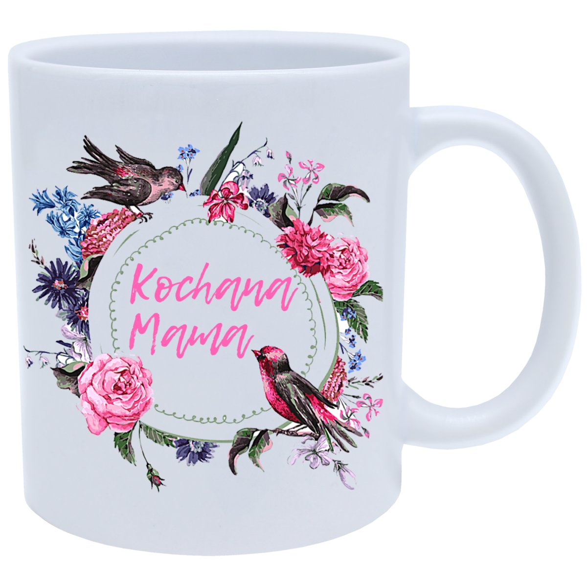 Kubek ceramiczny, z nadrukiem, Dzień Mamy, 330 ml, J&W - J&W | Sklep EMPIK.COM