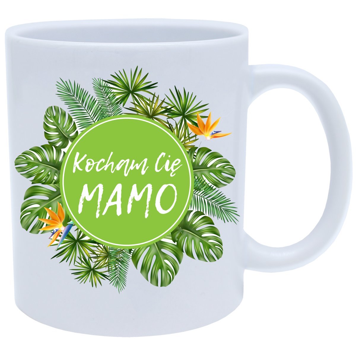 Kubek ceramiczny, z nadrukiem, Dzień Mamy, 330 ml, J&W - J&W | Sklep EMPIK.COM