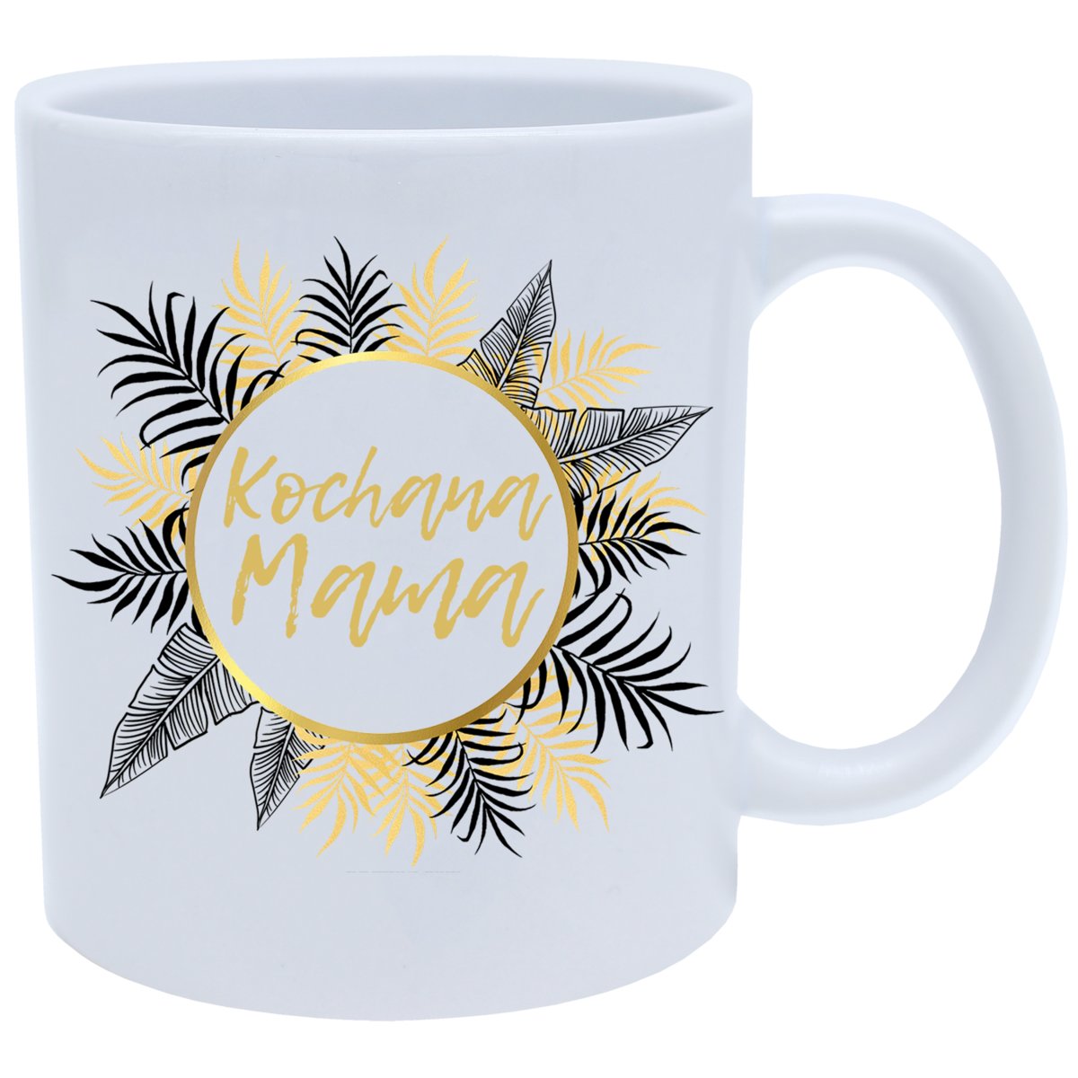 Kubek ceramiczny, z nadrukiem, Dzień Mamy, 330 ml, J&W - J&W | Sklep EMPIK.COM