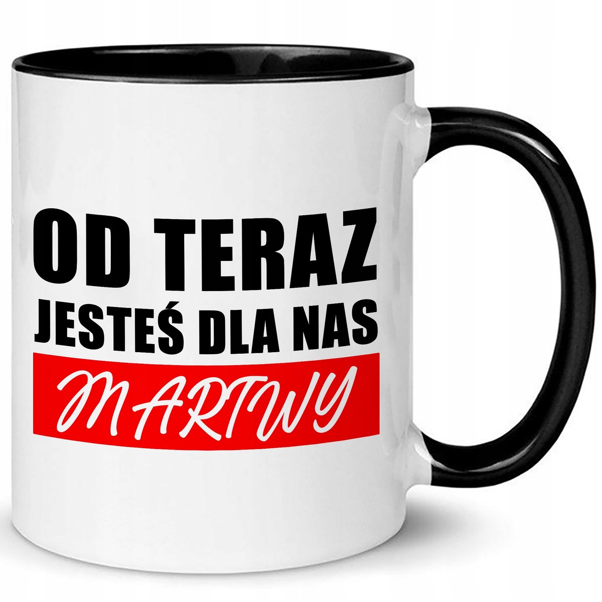 Kubek ceramiczny, Zdrajco, 330 ml, biały - Inna marka | Sklep EMPIK.COM