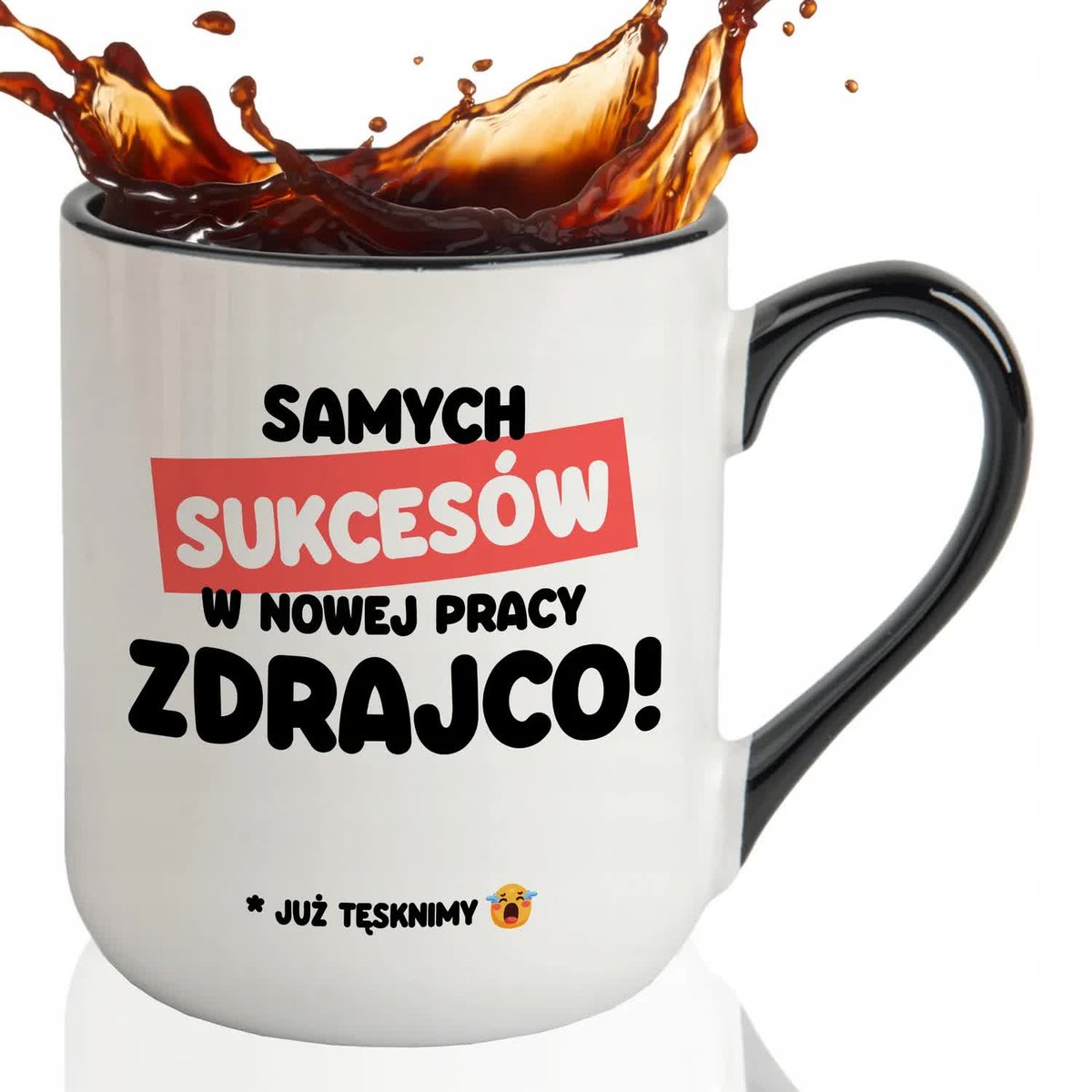 KUBEK CZARNY COMBO Prezent Dla Kolegi Z Pracy SAMYCH SUKCESÓW ZDRAJCO Wzory - Inna marka | Sklep ...