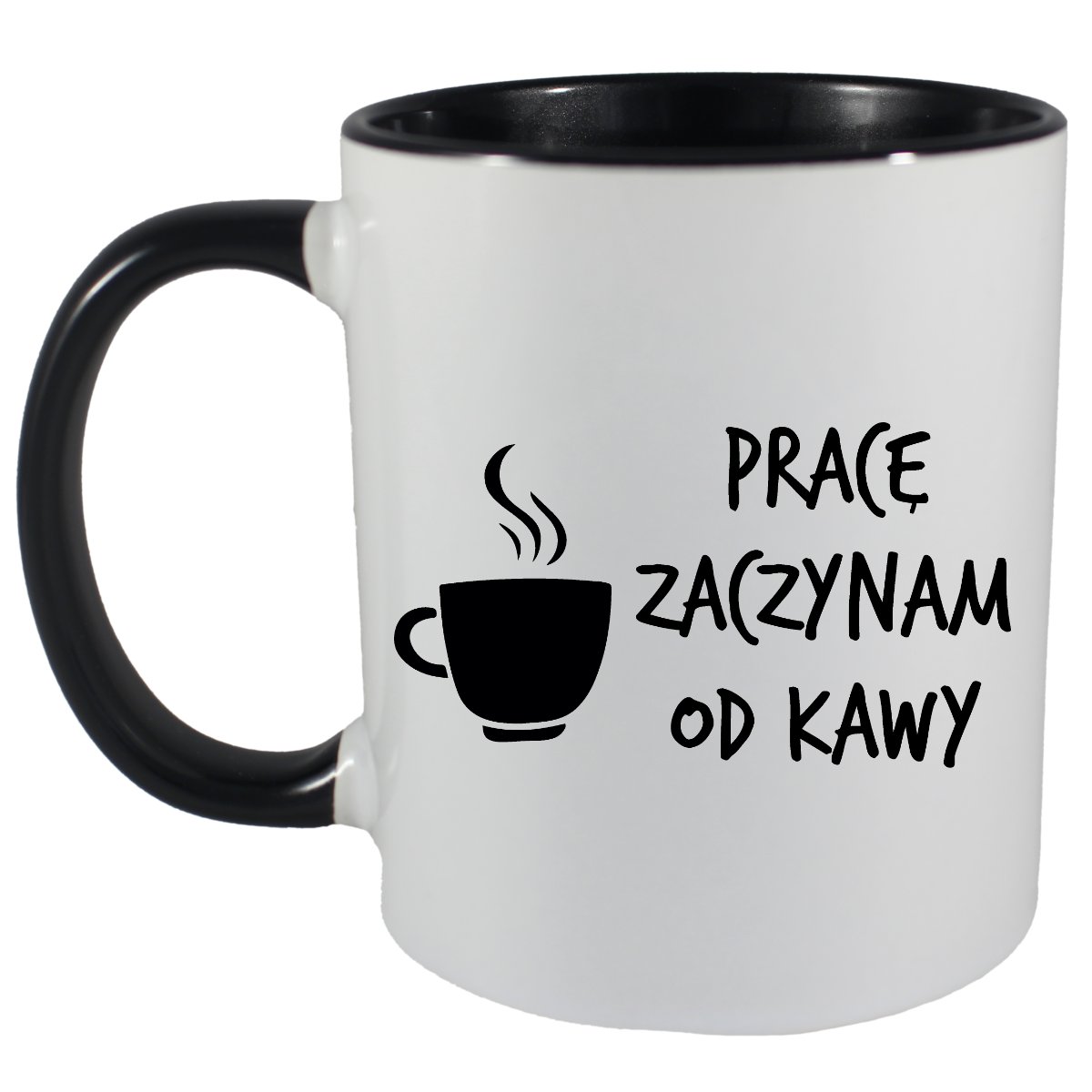 Kubek czarny do pracy, praca, korpo, kawa + imię, 12 - Inna marka | Sklep EMPIK.COM
