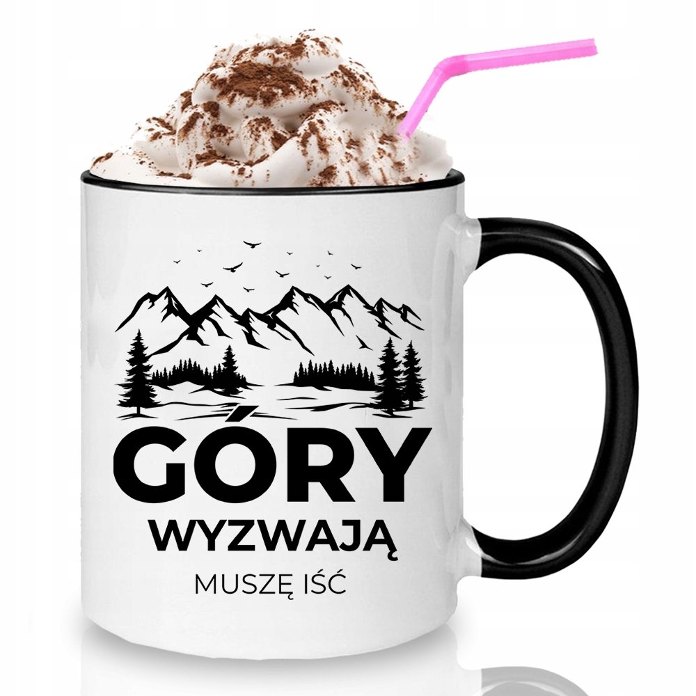 Kubek Czarny Prezent Dla Tatromaniaka Miłośnika Gór Góry Wzywają, Muszę ...