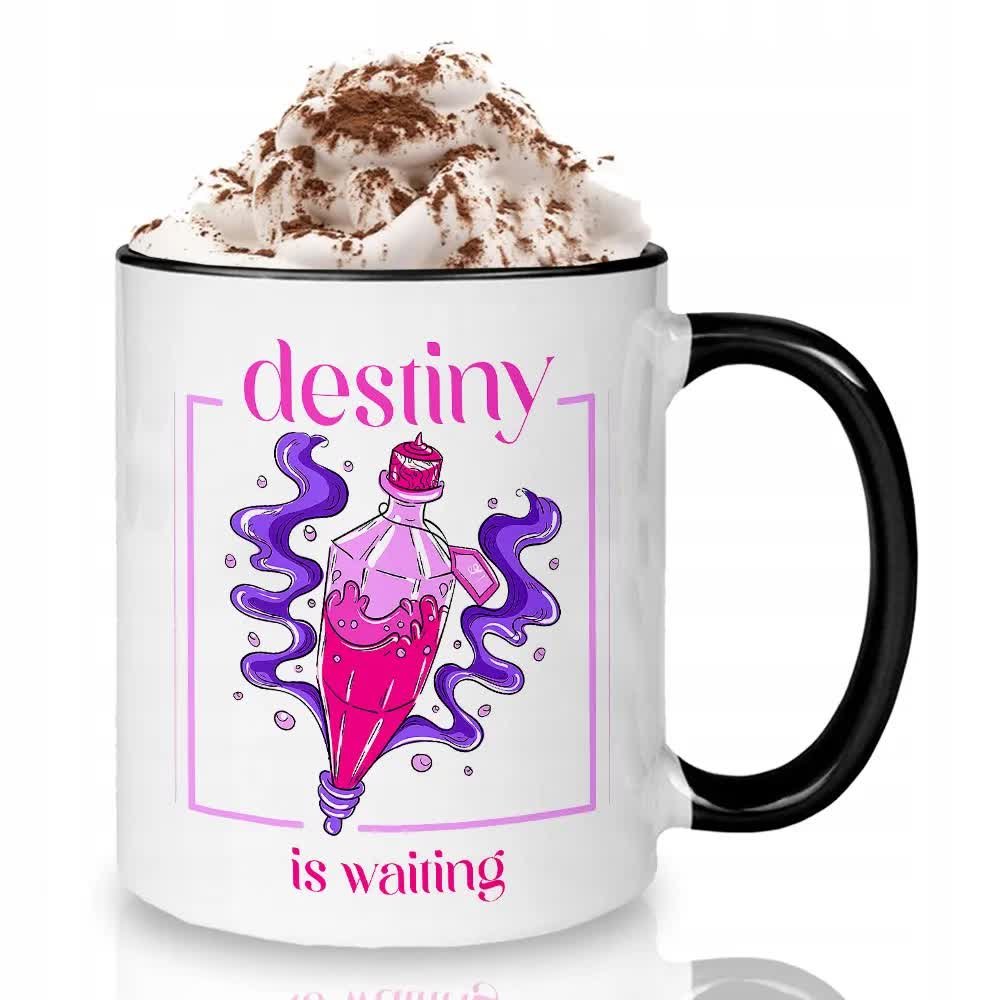 Kubek Czarny Prezent Graffiti DESTINY IS WAITING - Inna marka | Sklep ...