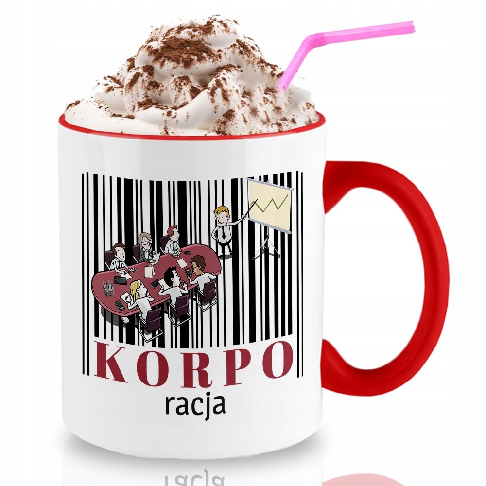 Kubek Czerwony Na Prezent Do Pracy KORPO RACJA Wz - Inna marka | Sklep EMPIK.COM