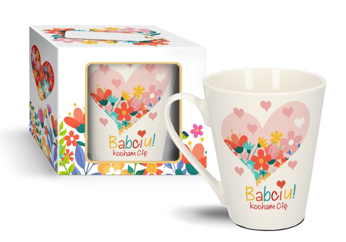 Kubek dla Babci Dzień Babci - Babciu kocham Cię - BGtech | Sklep EMPIK.COM