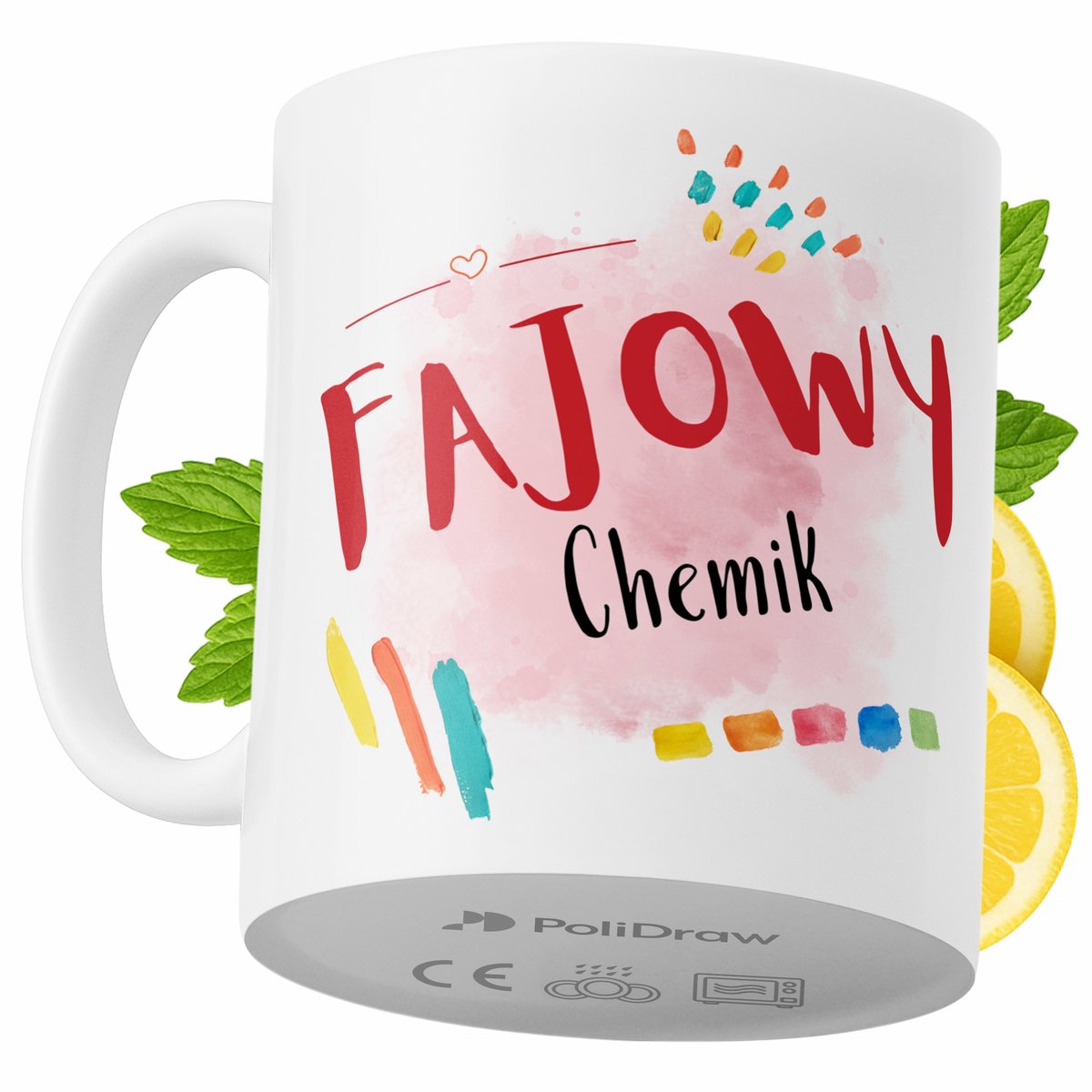 Kubek Dla Chemika na Prezent z Nadrukiem ze Zdjęciem 330 ml PoliDraw ...