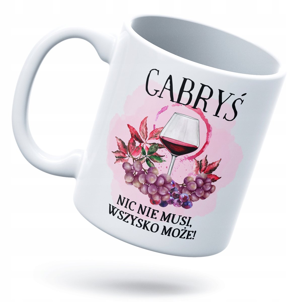 Kubek Dla Gabrysia Prezent z Dowolnym Trwałym Nadrukiem Zdjęciem Biały ...