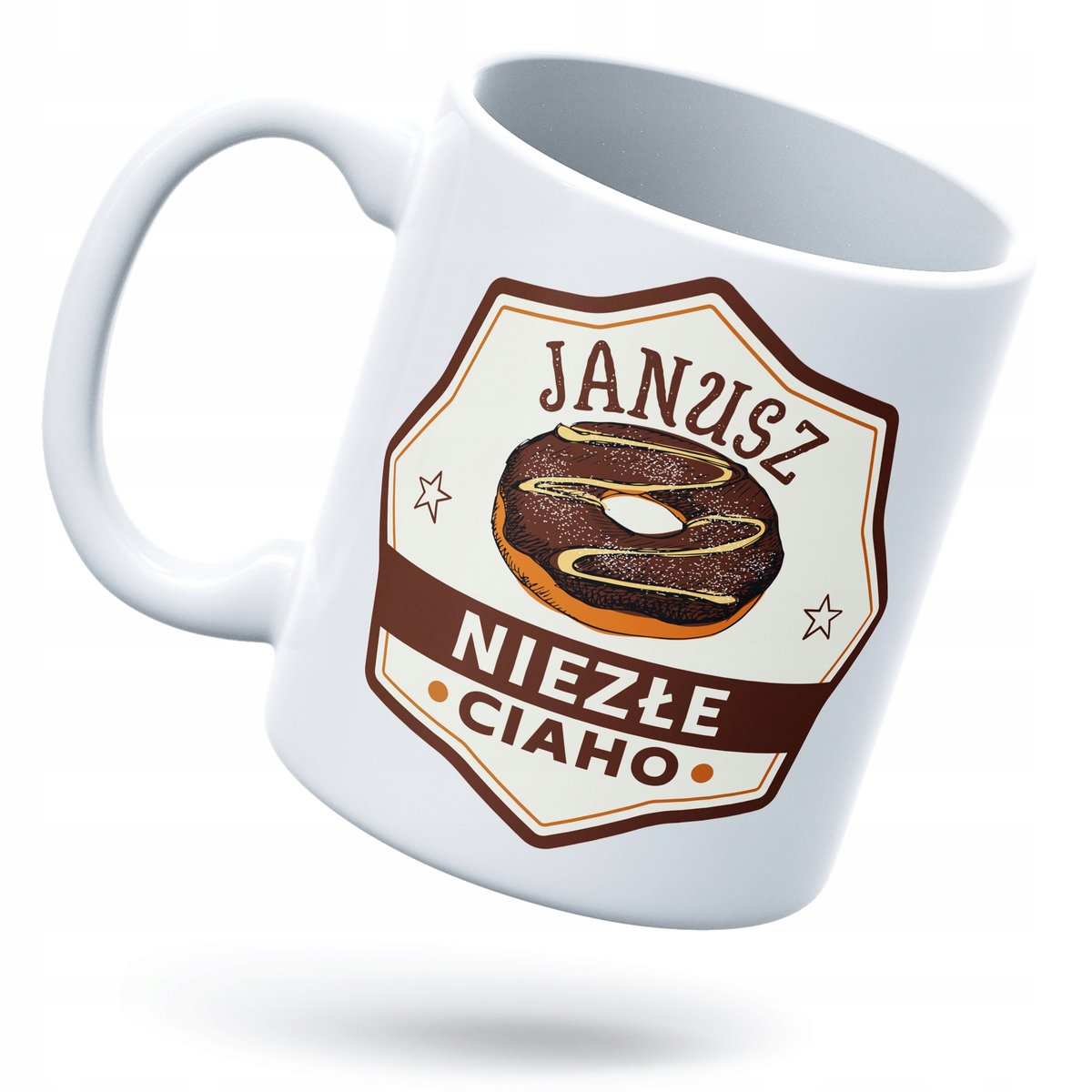 Kubek Dla Janusza Prezent z Dowolnym Trwałym Nadrukiem Zdjęciem Biały Logo - Inna marka | Sklep ...
