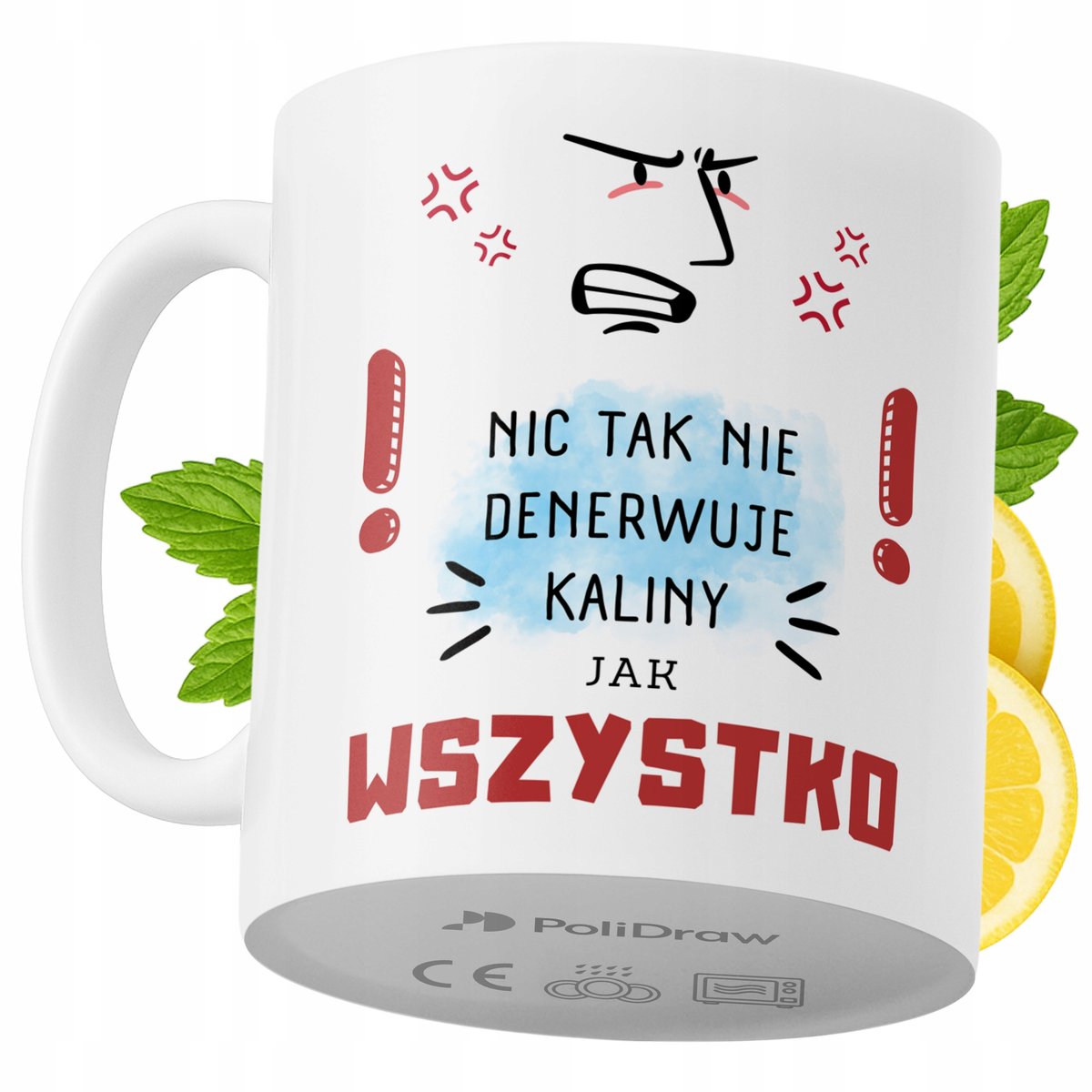 Kubek Dla Kaliny na Prezent z Nadrukiem ze Zdjęciem 330 ml PoliDraw ...