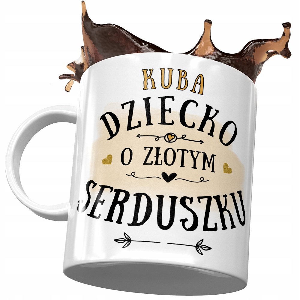 Kubek Dla Kuby Syna Na Dzień Dziecka Prezent Z Nadrukiem Ze Zdjęciem + Opakowanie Na Prezent ...