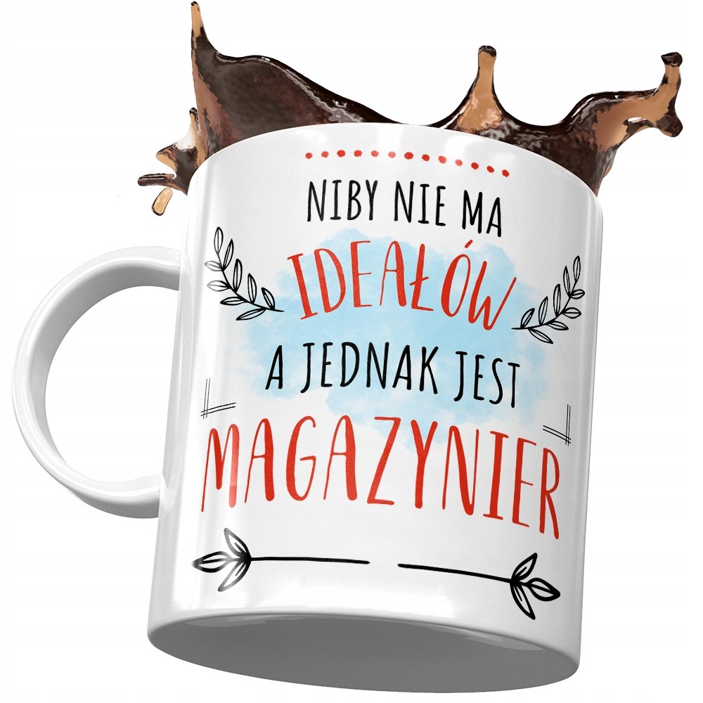 Kubek Dla Magazyniera Idealny Magazynier z Nadrukiem ze Zdjęciem ...