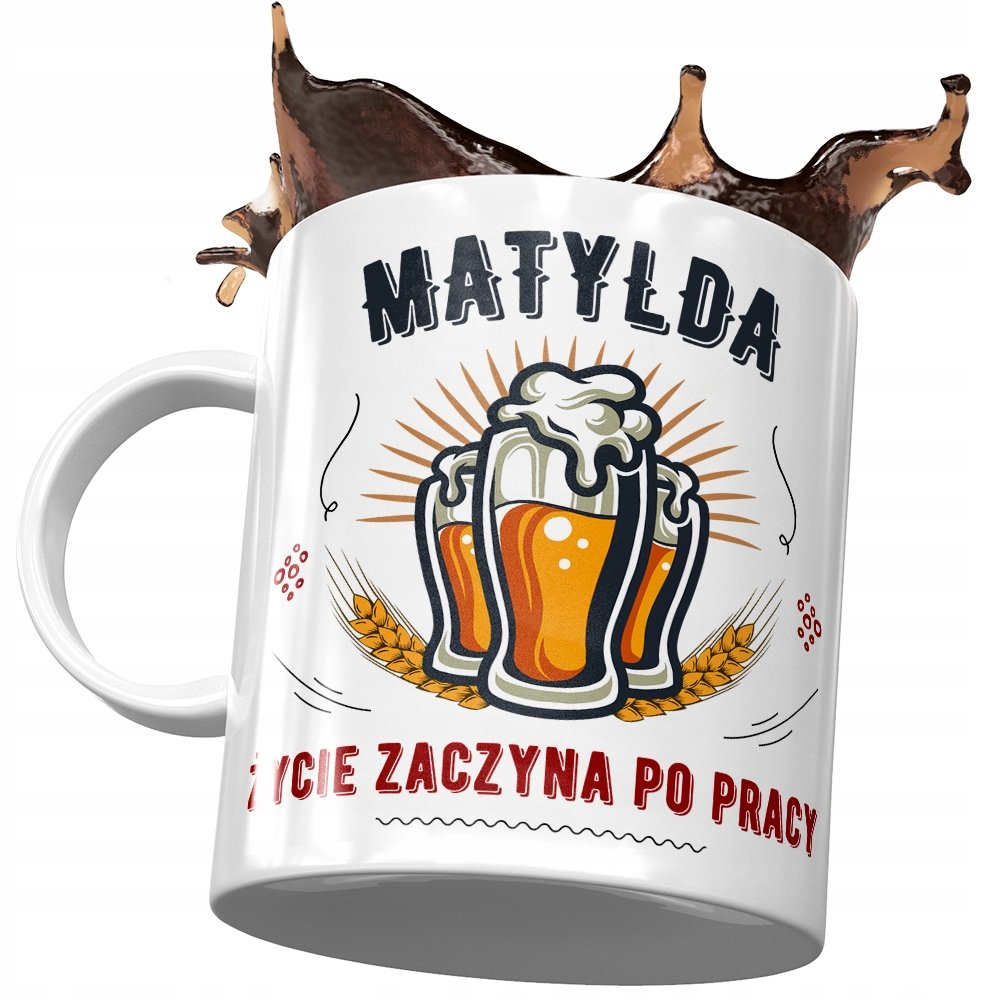 Kubek Dla Matyldy Koleżanki Przyjaciółki Żony z Nadrukiem ze Zdjęciem ...