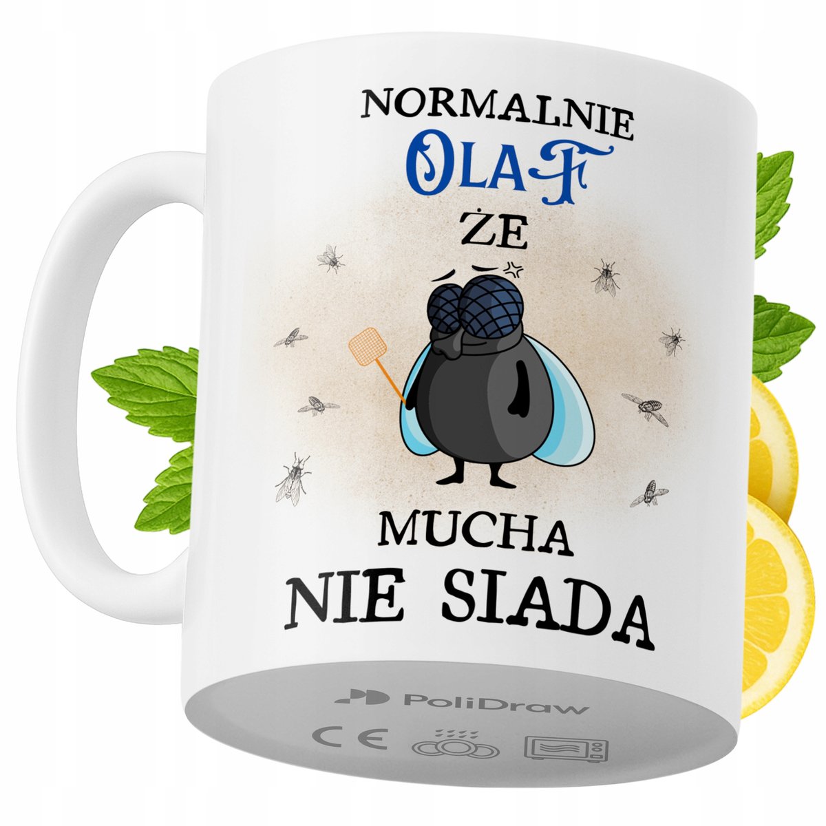 Kubek Dla Olafa na Prezent z Nadrukiem ze Zdjęciem 330 ml PoliDraw ...