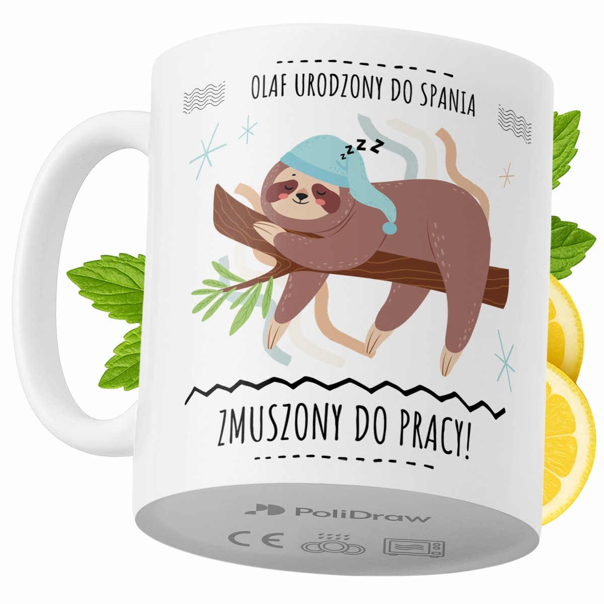 Kubek Dla Olafa na Prezent z Nadrukiem ze Zdjęciem 330 ml PoliDraw ...