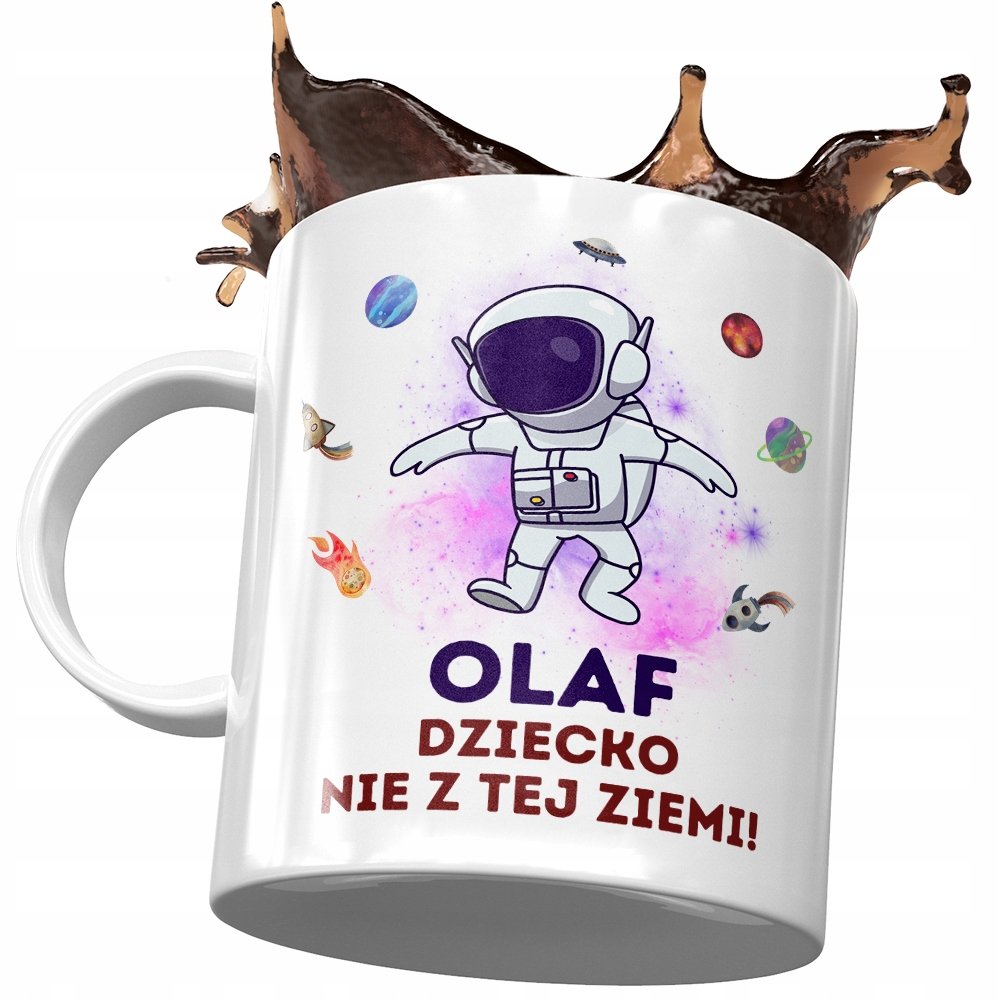 Kubek Dla Olafa Syna na Dzień Dziecka Prezent z Nadrukiem ze Zdjęciem ...