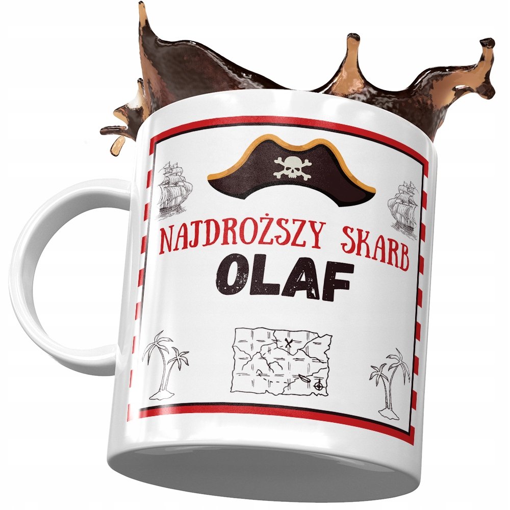 Kubek Dla Olafa Syna na Dzień Dziecka Prezent z Nadrukiem ze Zdjęciem ...