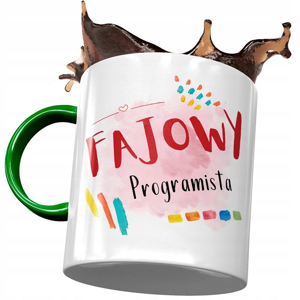 Kubek Dla Programisty Fajowy Programista Prezent Z Nadrukiem Ze ...