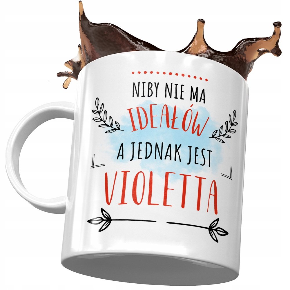 Kubek Dla Violetty Koleżanki Przyjaciółki Żony Z Nadrukiem Ze Zdjęciem ...