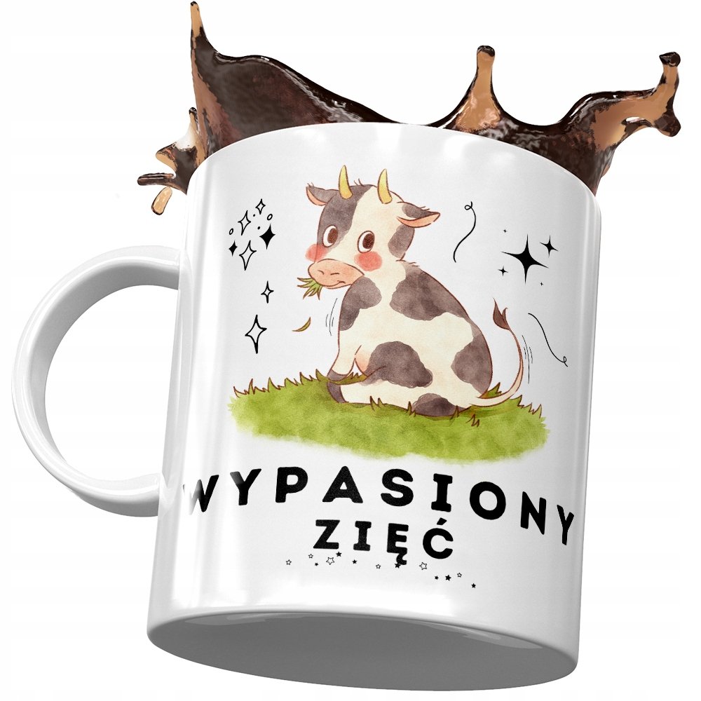 Kubek Dla Zięcia na Urodziny Imieniny na Prezent z Nadrukiem ze Zdjęciem + Opakowanie na prezent ...