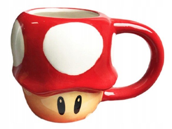 Kubek Do Kawy 3D Super Mario Grzybek - Pan i Pani Gadżet | Sklep EMPIK.COM