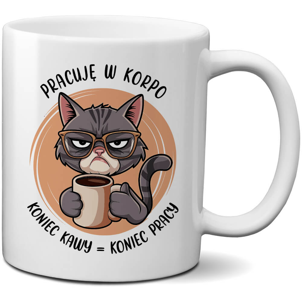 Kubek do kawy - Pracuję w korpo - CupCup.pl | Sklep EMPIK.COM