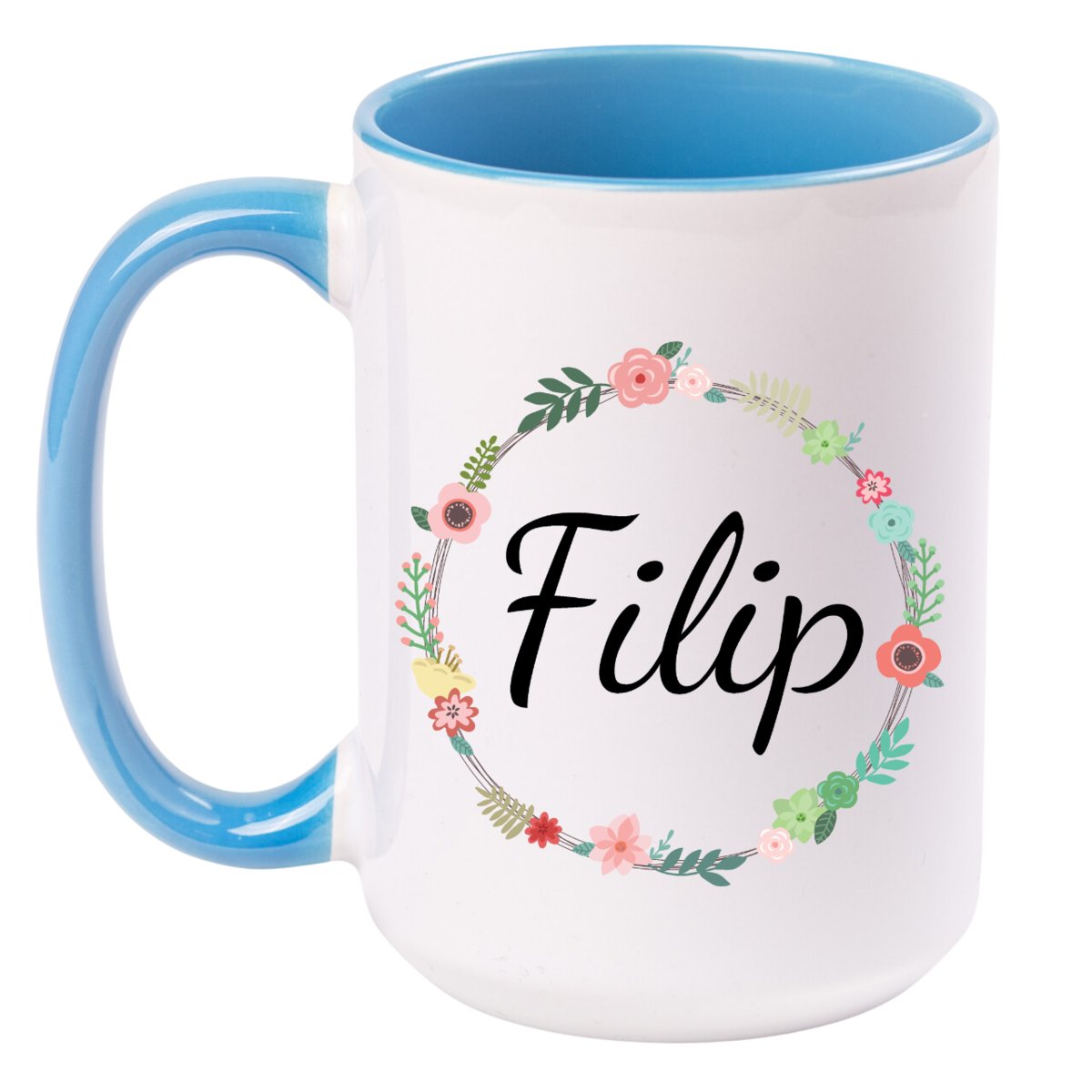 Kubek duży (440 ml) z imieniem Filip, prezent dla Filipa, 7 - Inna ...