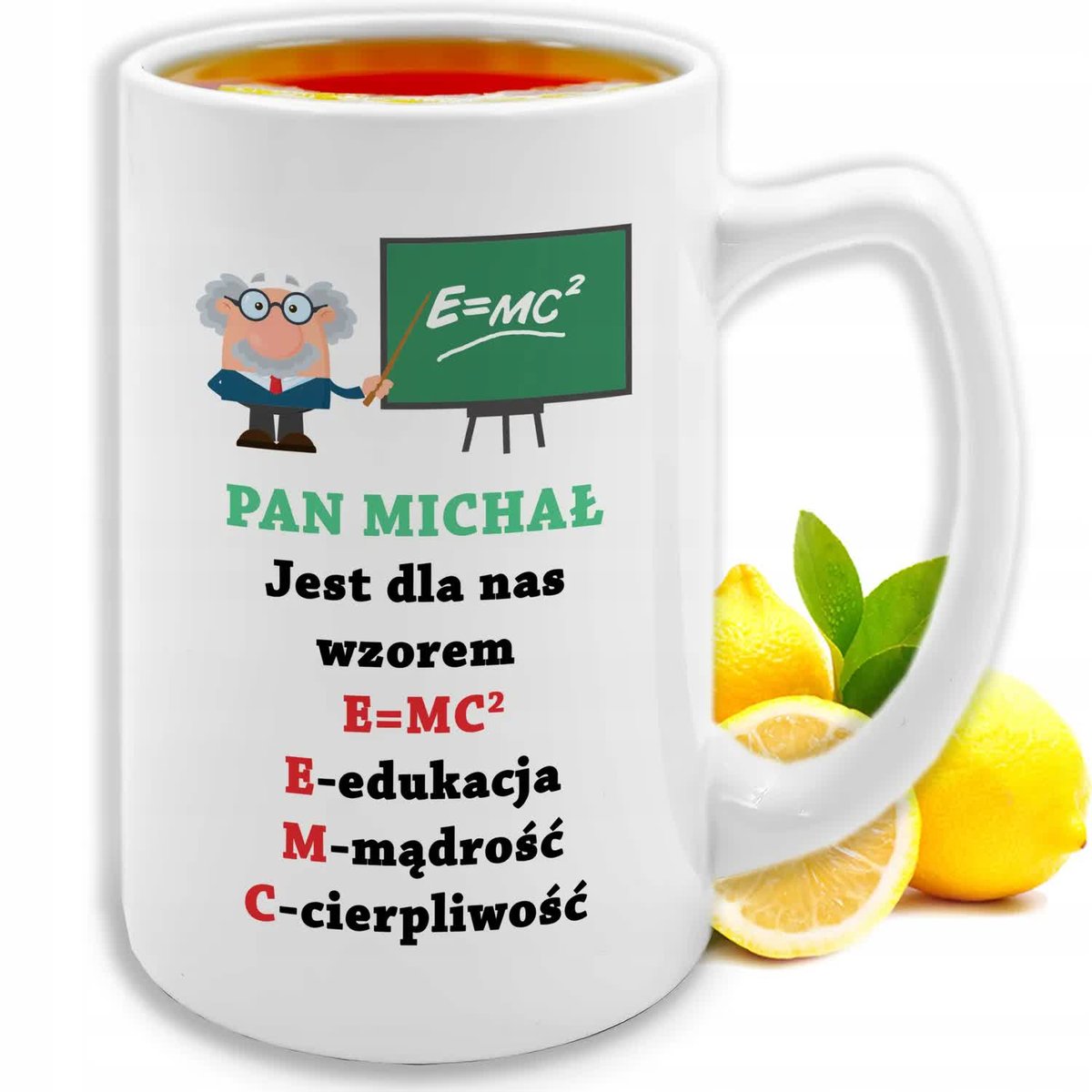Kubek Duży Dla Nauczyciela Wychowawcy PAN JEST DLA NAS WZOREM Biały 413ml - Inna marka | Sklep ...