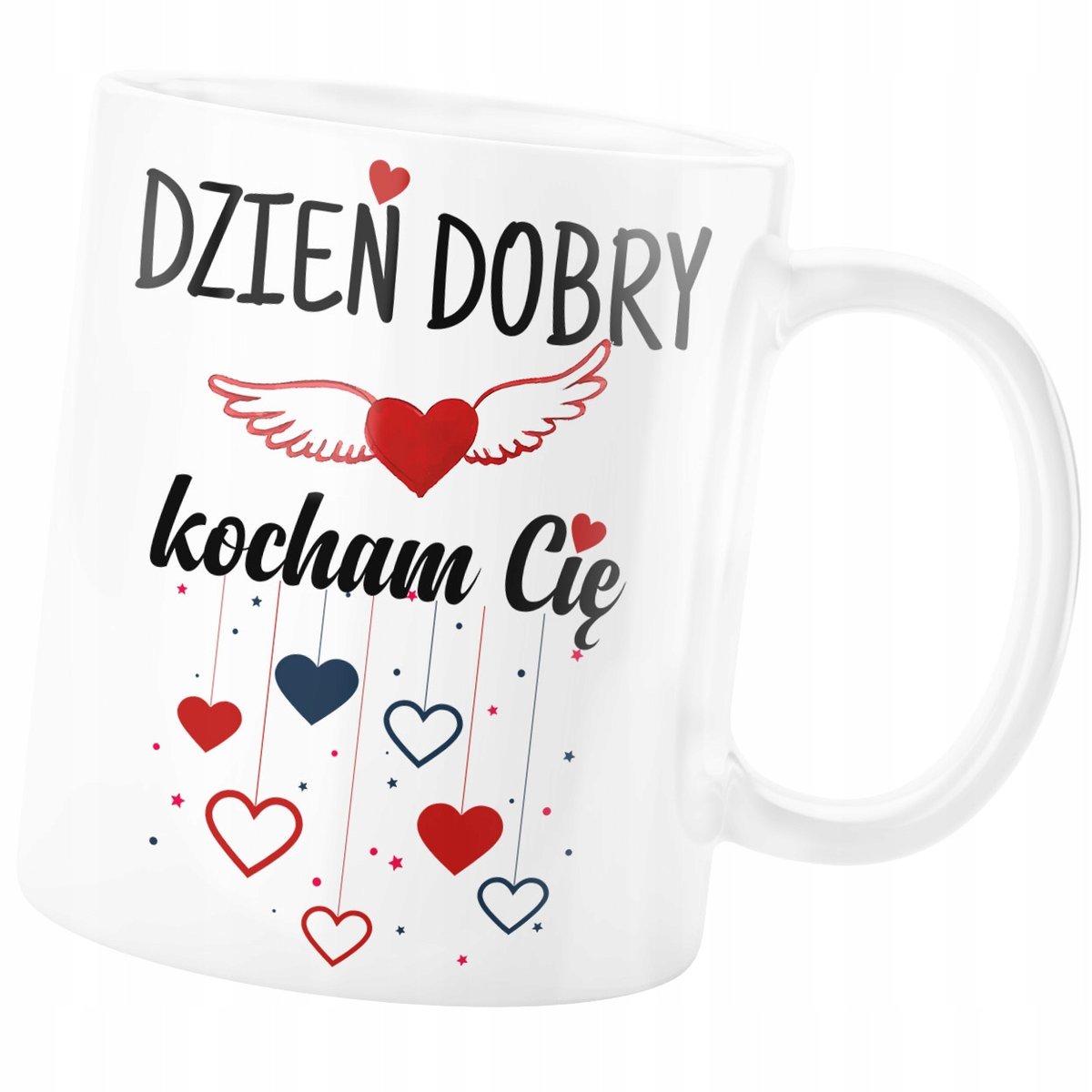KUBEK DZIEŃ DOBRY KOCHAM CIĘ PREZENT MIŁOŚĆ DLA UKOCHANYCH - Inna marka | Sklep EMPIK.COM
