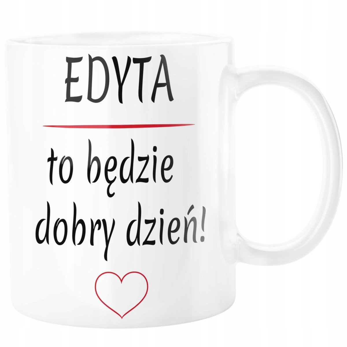KUBEK EDYTA TO BĘDZIE DOBRY DZIEŃ PREZENT - Inna marka | Sklep EMPIK.COM