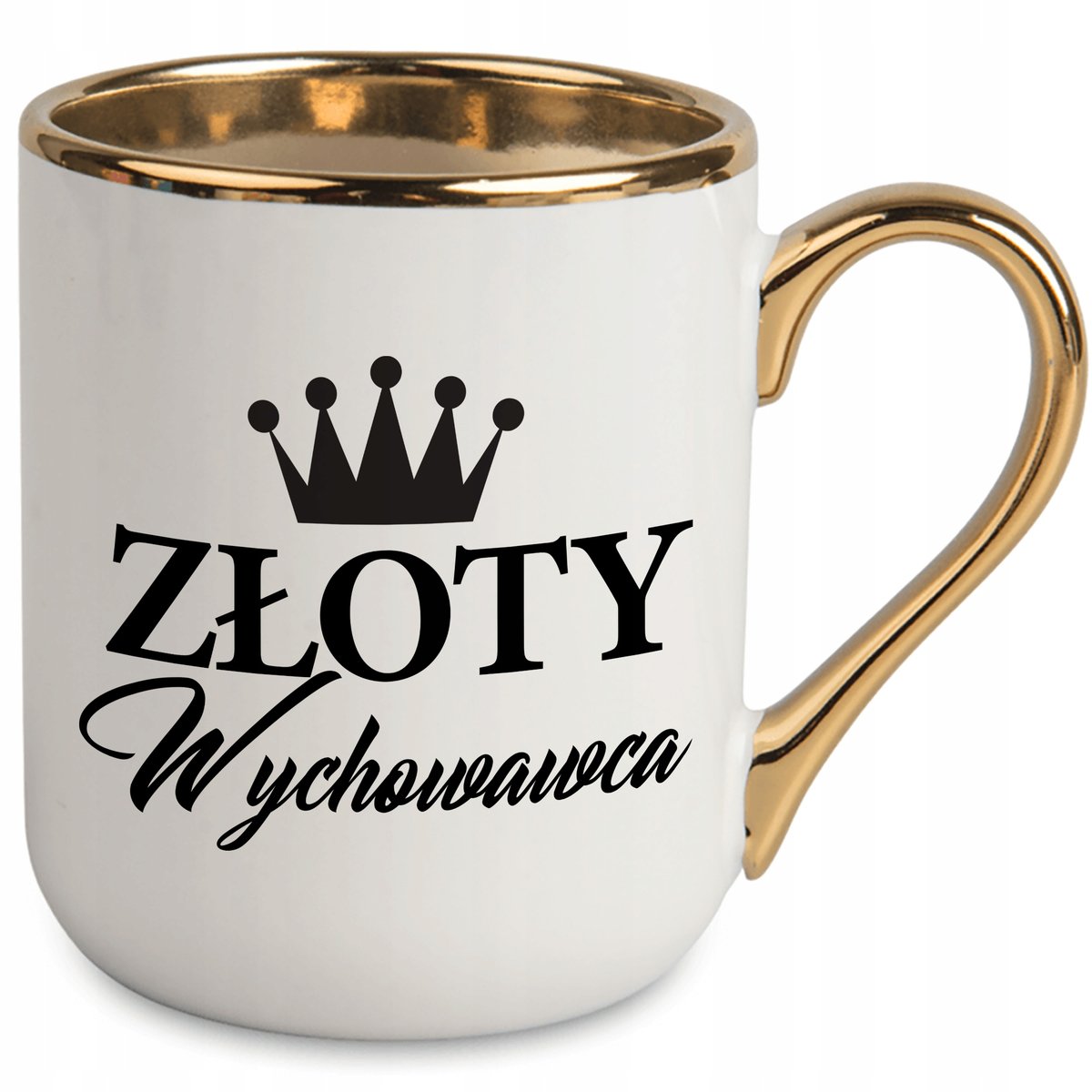 Kubek Elegant Biały Prezent Dla Nauczyciela Złoty Wychowawca Mix Wzorów - StyleCouture | Sklep ...