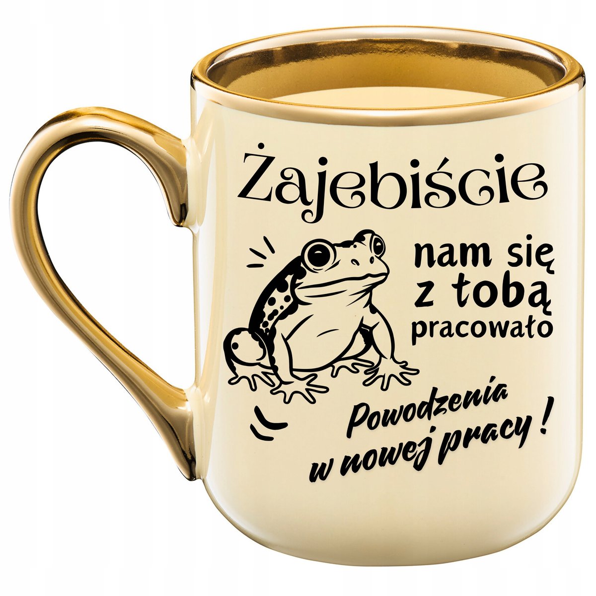 Kubek elegant na pożegnanie koleżanki kolegi odejście z pracy prezent beż - CupLife | Sklep ...