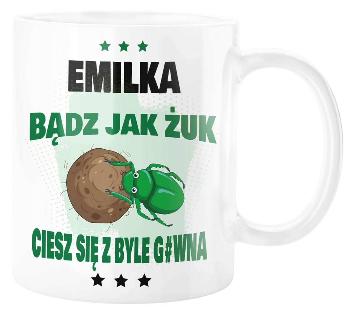 KUBEK EMILKA BĄDŹ JAK ŻUK ŚMIESZNY PREZENT - Inna marka | Sklep EMPIK.COM