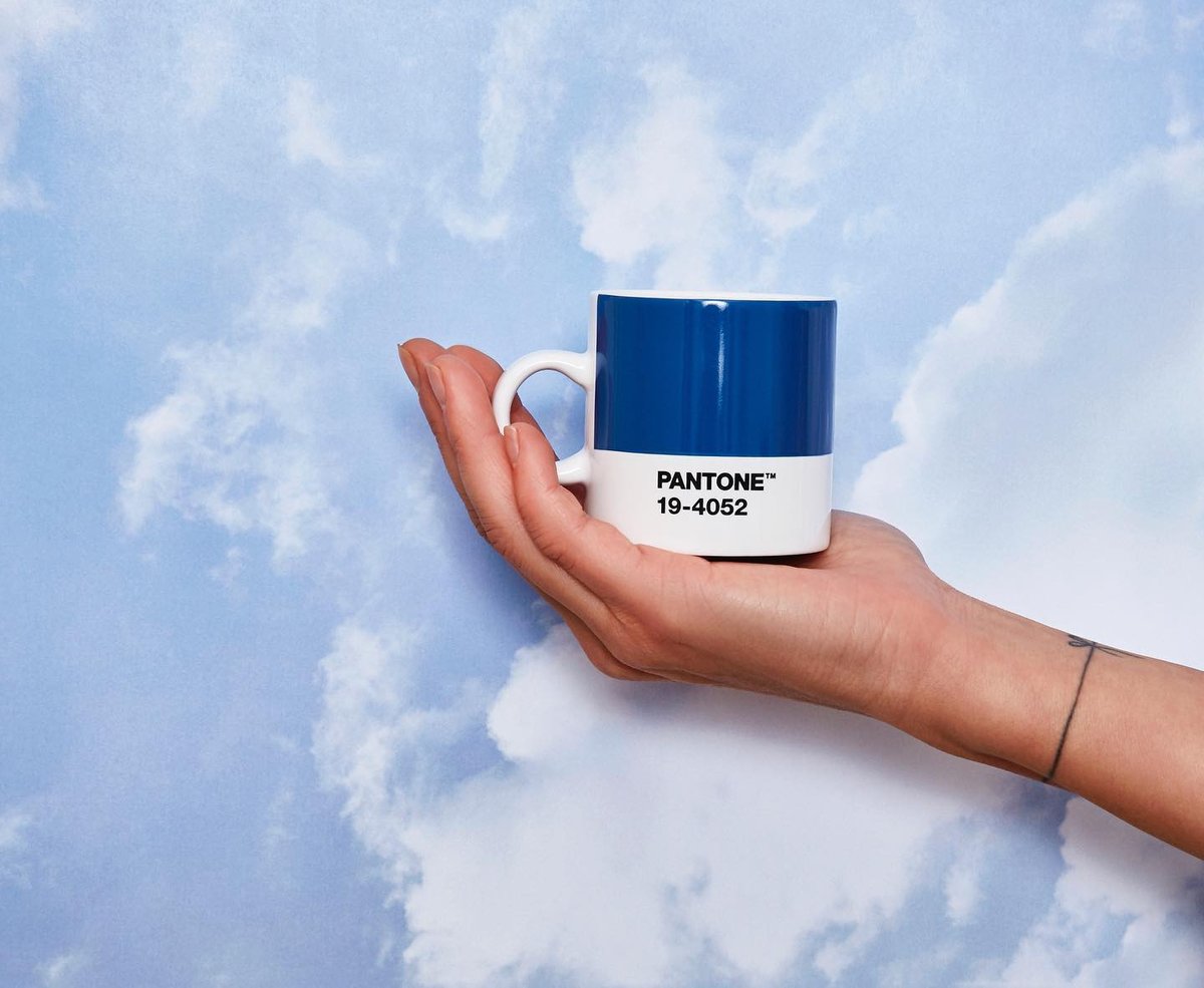 kubek espresso 120ml PANTONE COY 2020 classic blue Pantone - PANTONE ...