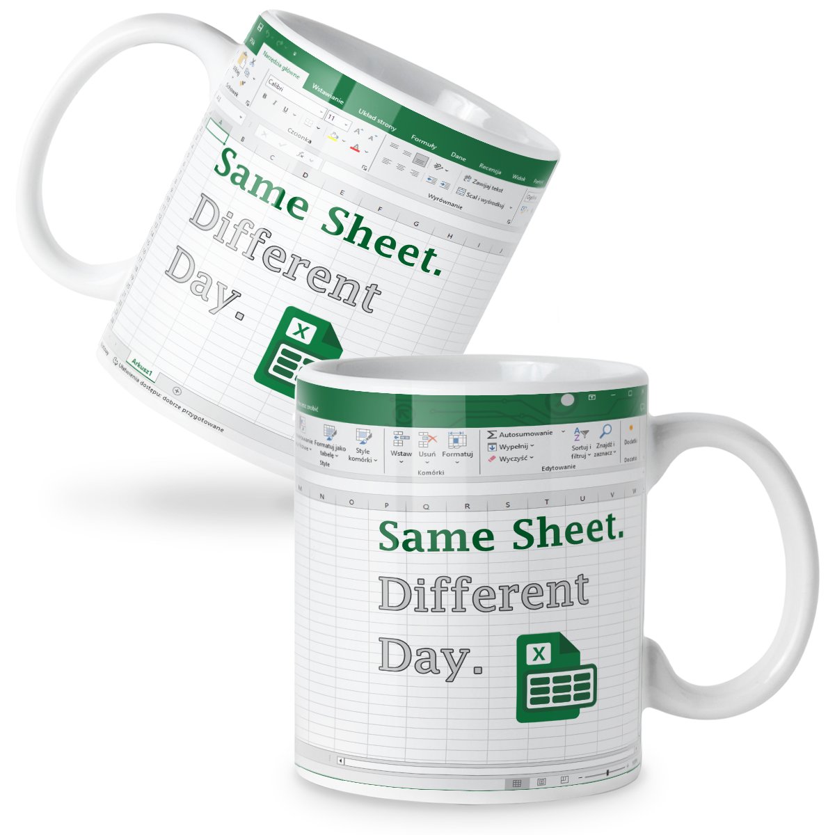 Kubek Excel same sheet different day - Inna marka | Sklep EMPIK.COM