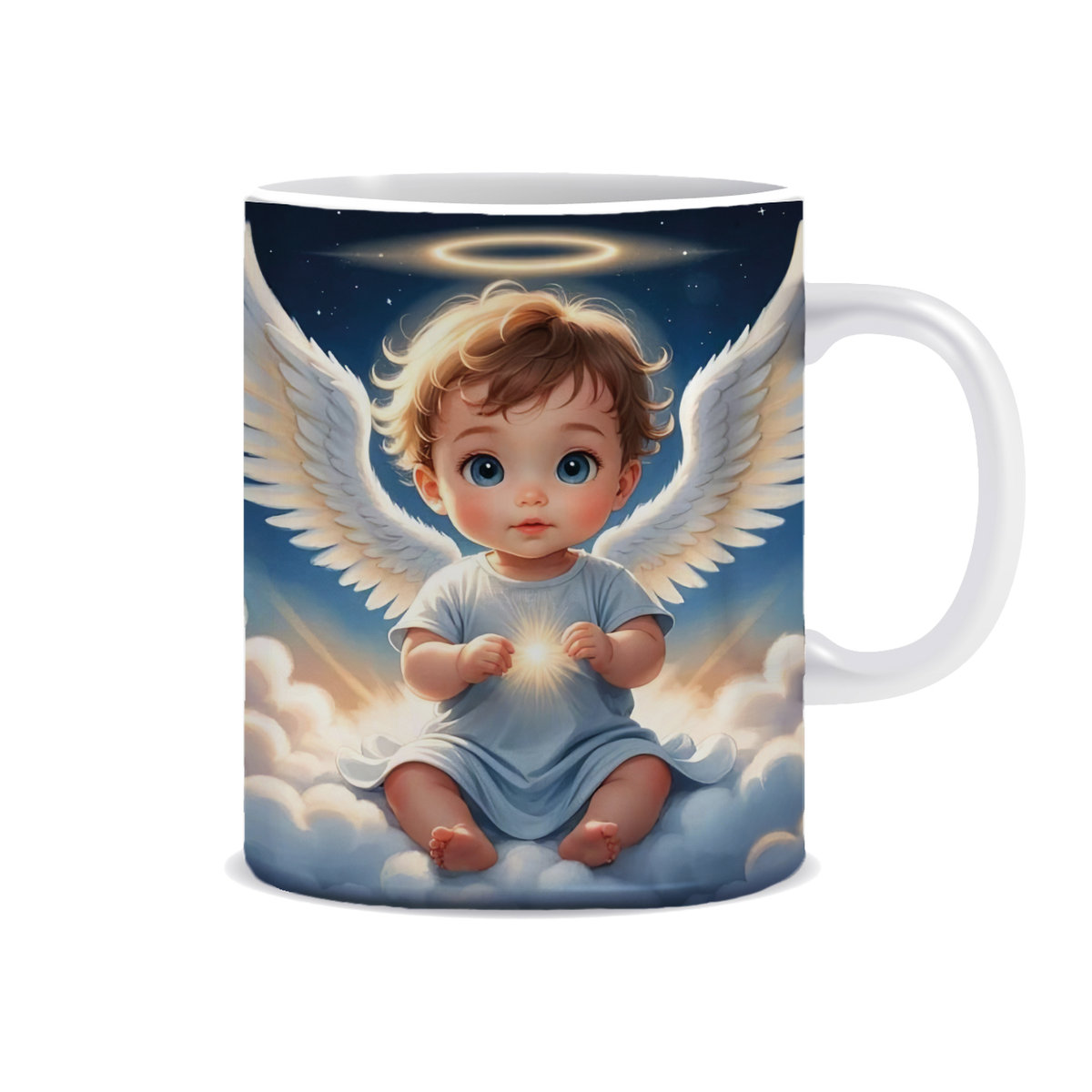 Kubek Fantasy Nasza Bajka Chłopczyk aniołek - La Binia | Sklep EMPIK.COM