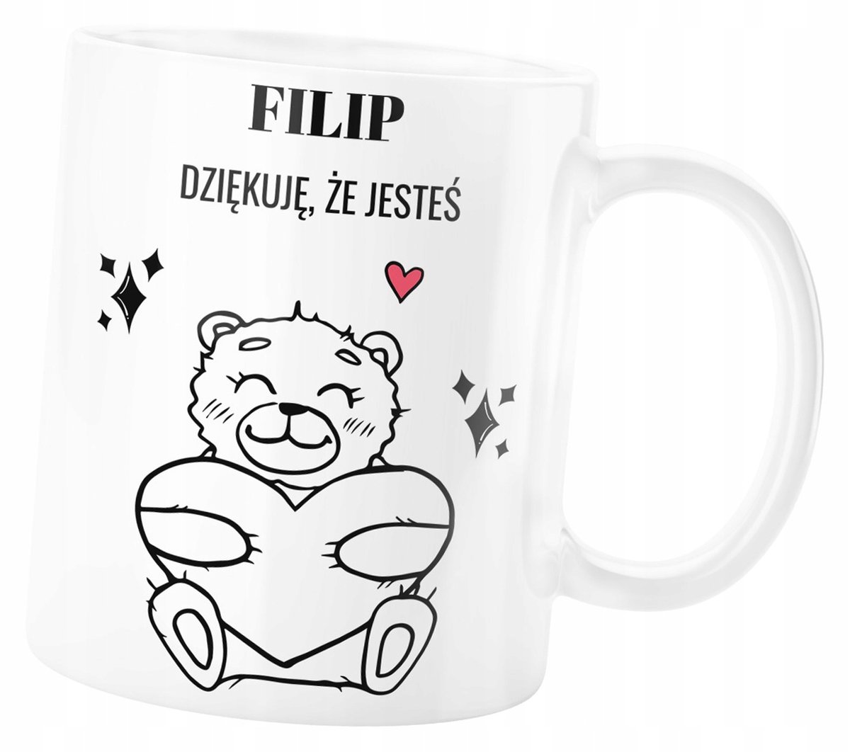 KUBEK FILIP DZIĘKUJĘ ŻE JESTEŚ PREZENT - Inna marka | Sklep EMPIK.COM