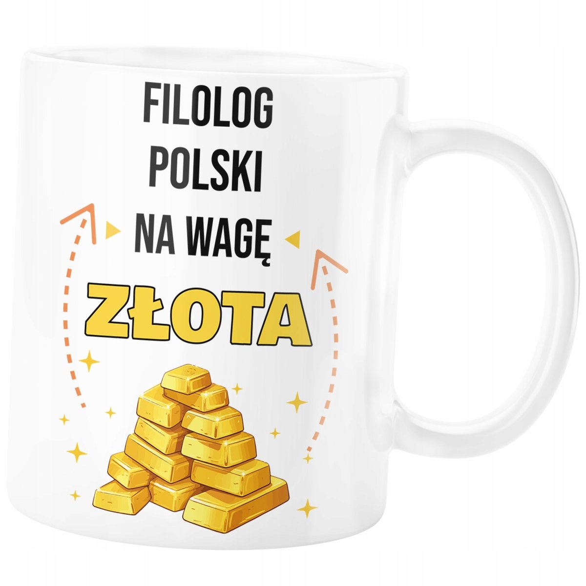 KUBEK FILOLOG POLSKI NA WAGĘ ZŁOTA PREZENT - Inna marka | Sklep EMPIK.COM