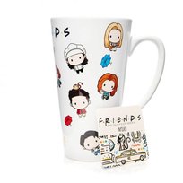 Kubek Ceramiczny Friends z uchem, 450 ml, ERT, Biały - Friends | Sklep EMPIK.COM