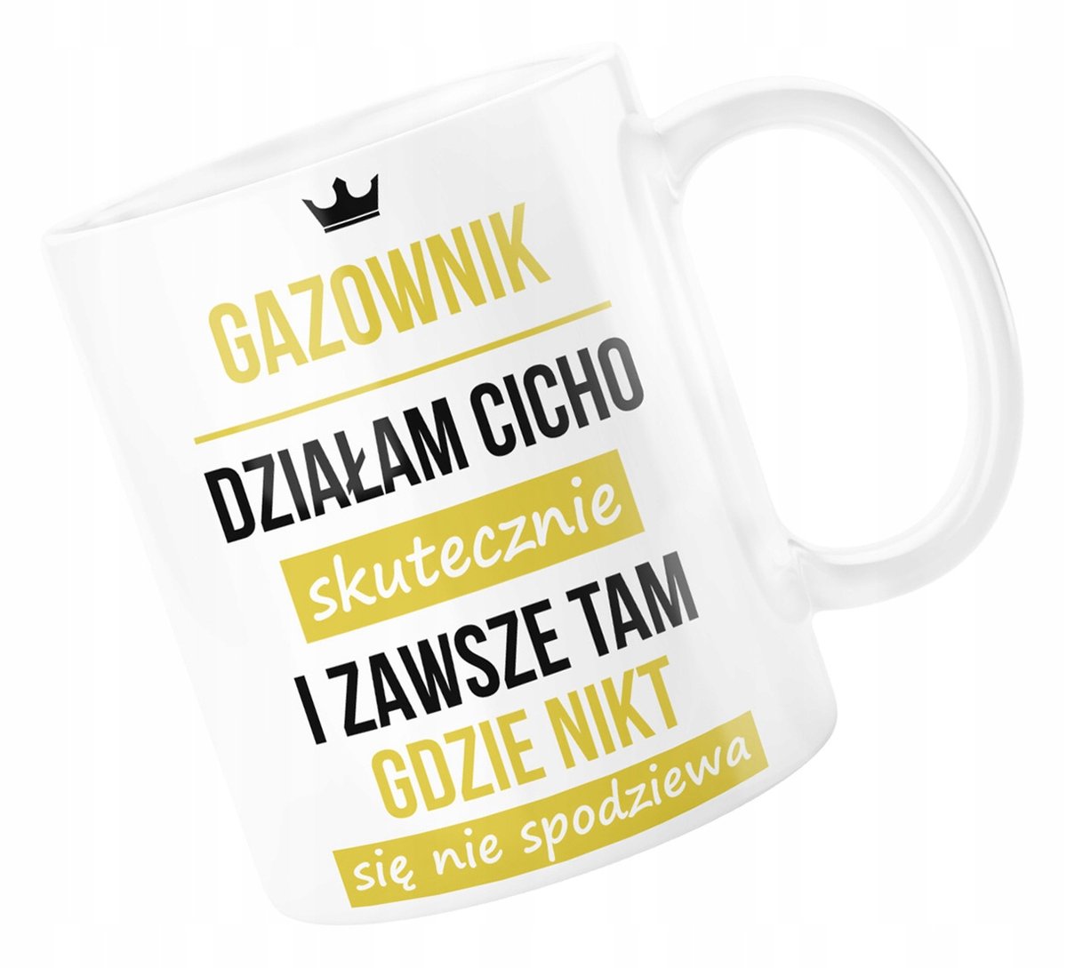KUBEK GAZOWNIK DZIAŁAM CICHO PREZENT - Inna marka | Sklep EMPIK.COM