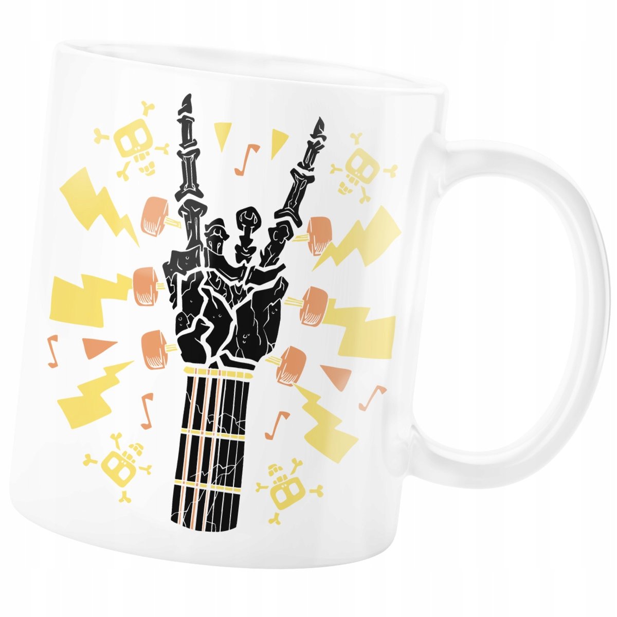 KUBEK GITARA ELEKTRYCZNA ROCK ON MANO CORNUTA DLA ROCKOWCA ...