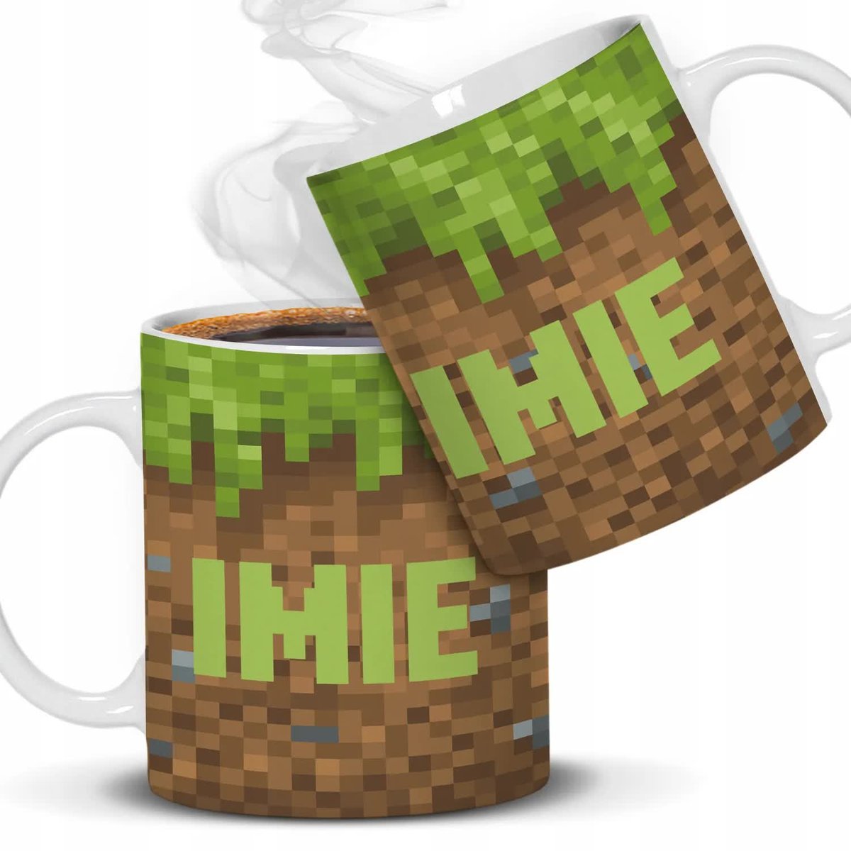 Kubek GRA MINECRAFT *TWOJE IMIĘ* Minecraft Prezent Dla Dziecka Wzory ...