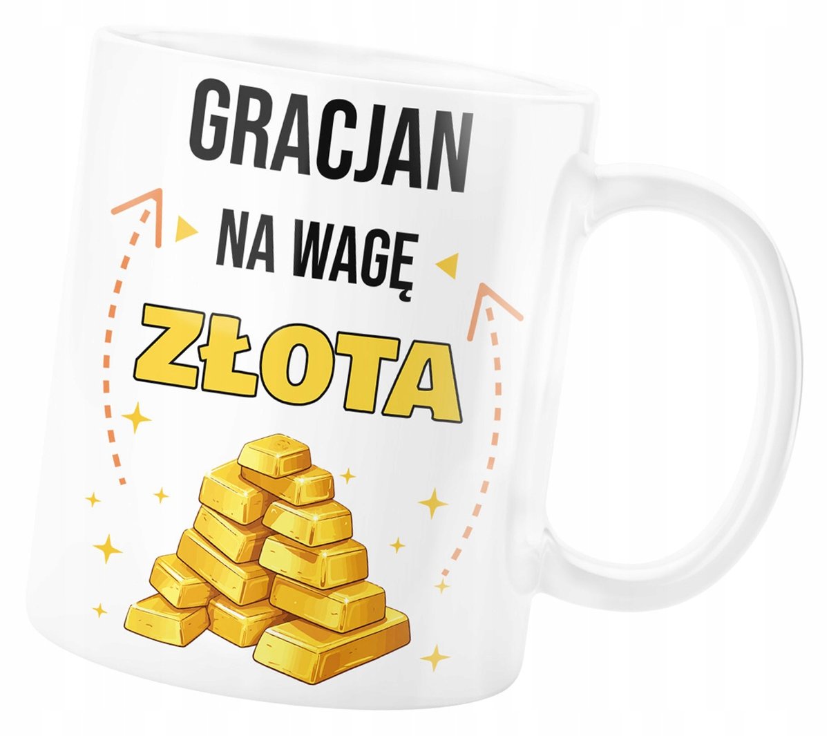 KUBEK GRACJAN NA WAGĘ ZŁOTA PREZENT - Inna marka | Sklep EMPIK.COM