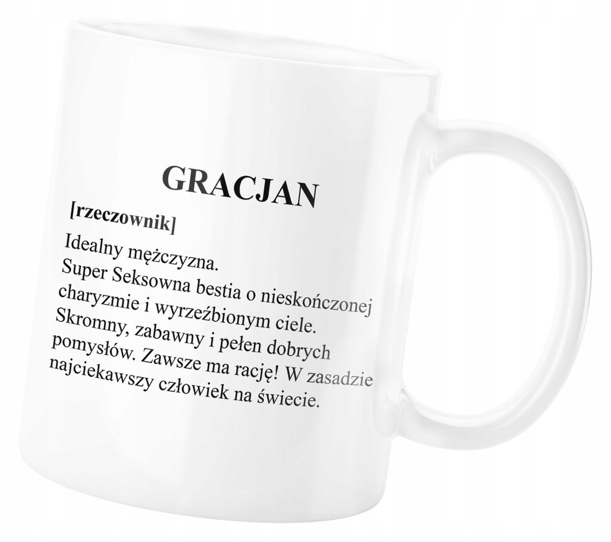 KUBEK GRACJAN RZECZOWNIK IDEALNY MĘŻCZYZNA - Inna marka | Sklep EMPIK.COM