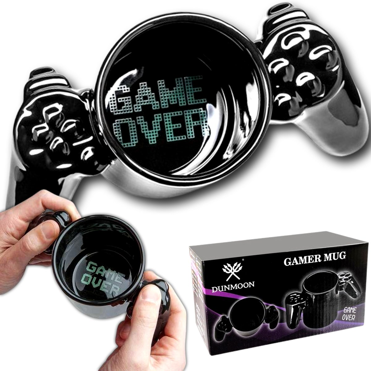 Kubek Gracza Game Over Prezent Dla Niego Dzień Chłopaka 18 Urodziny 380Ml - Inna marka | Sklep ...